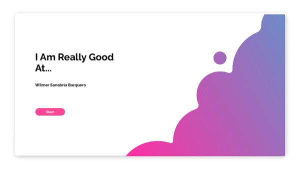 I Am Really Good At... | Genially