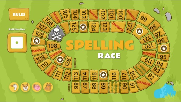 SPELLING BOARD GAME | Genially