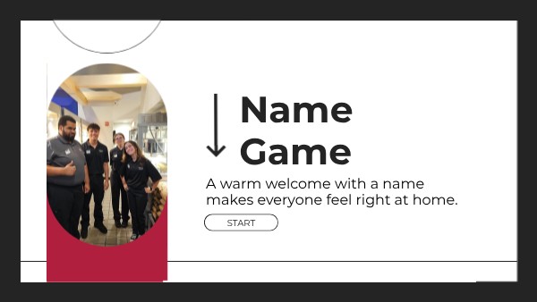 Name Game | Genially