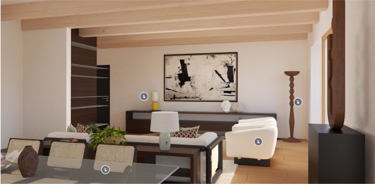 Granatiero Design Studio Chalet Morgex Interior Living 3 | Genially