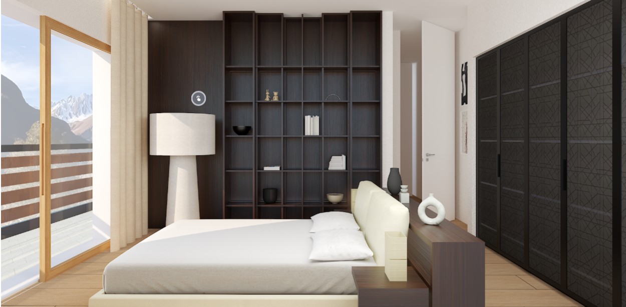 Granatiero Design Studio Chalet Morgex Interior Bedroom 1 | Genially