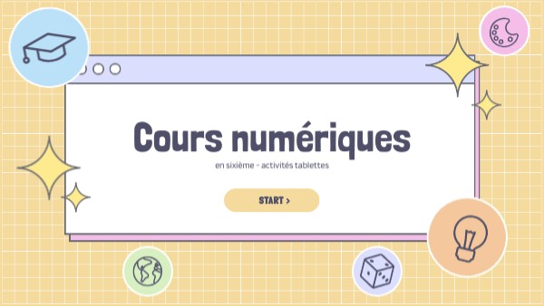 Cours numériques 6ème | Genially