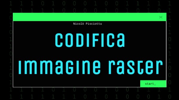 codifica immagine raster | Genially