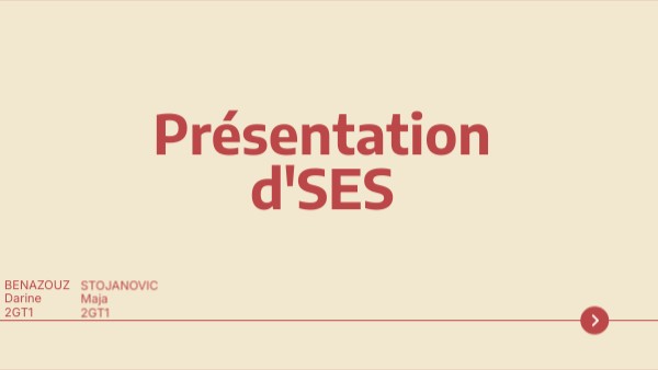 Présentation d'SES | Genially