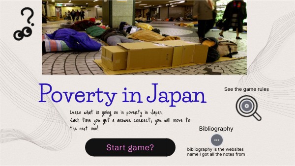 Poverty in Japan | Genially