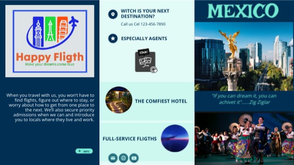 Brochure Happy Fligth | Genially