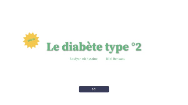Le diabète type °2 | Genially