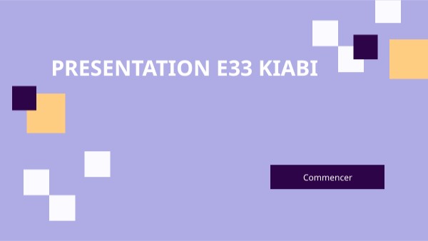 PRESENTATION E33 KIABI | Genially
