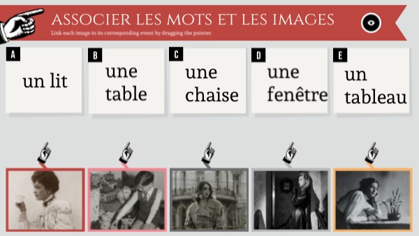 associer les mots et les images | Genially