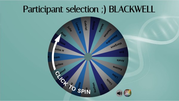 Participant selection - BLACKWELL | Genially
