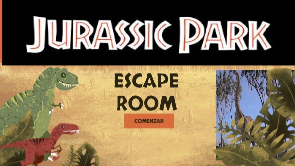 ESCAPE ROOM JURASIC PARK | Genially