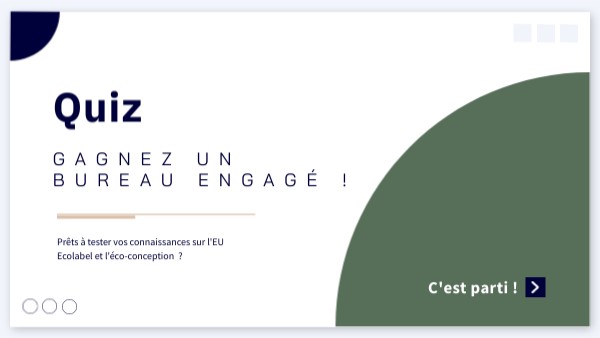 Quiz jeux concours Workspace Expo | Genially