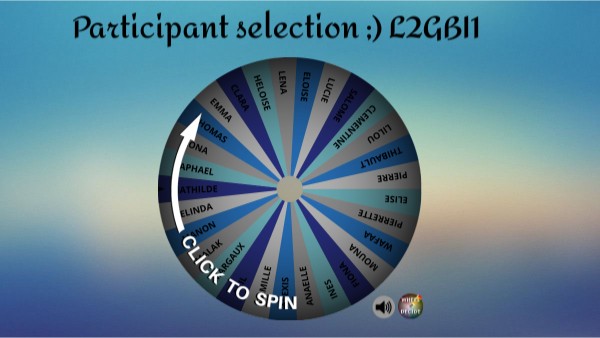 Participant selection - L2GBI1 | Genially