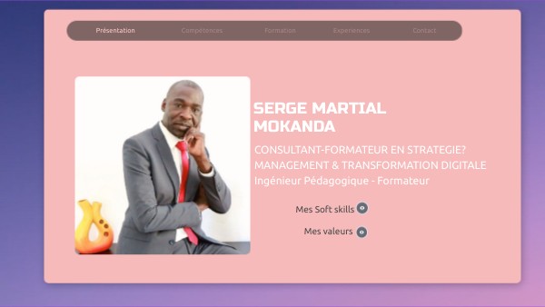 CV CONSULTANT-FORMATEUR EN MANAGEMENT | Genially