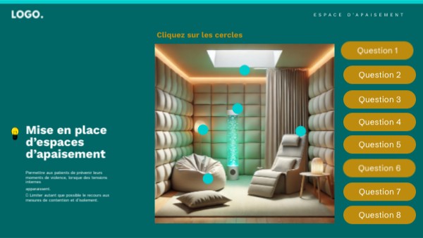 Mise en place d’espaces d’apaisement | Genially