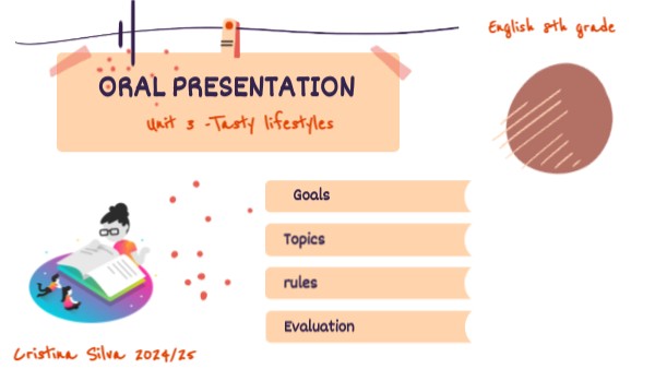 Oral PRESENTATION 8th Grade_Tasty Lifestyles | Genially