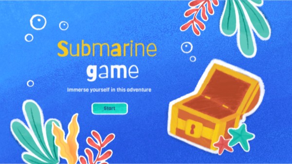 Submarine game | Genially