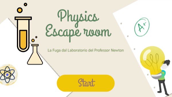 Physics Escape room | Genially