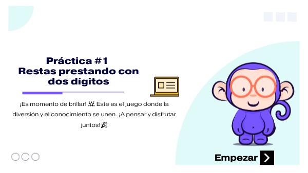 Restas prestando con dos dígitos. | Genially