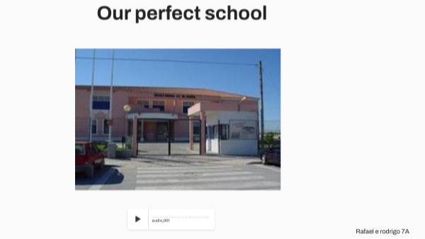 Our perfect school | Genially