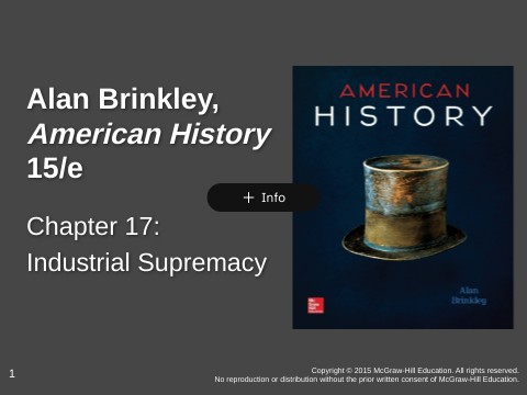 Alan Brinkley, American History 15/e | Genially