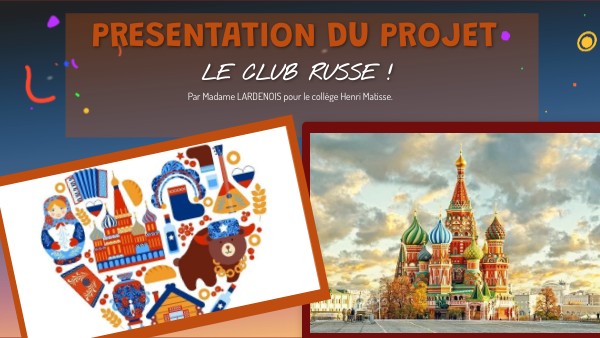 PRESENTATION DU PROJET | Genially