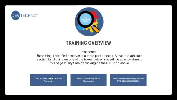 BC Undergrad PTD Training | Genially