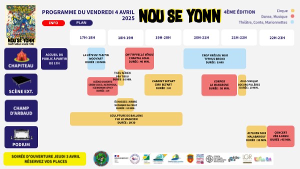Programme NOU SE YONN 2025 | Genially