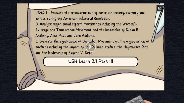 Copy - USH Learn 2.1 Part III Intro | Genially