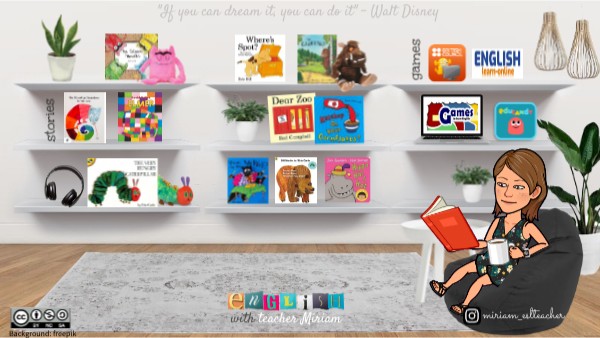 Virtual library EDITABLE | Genially