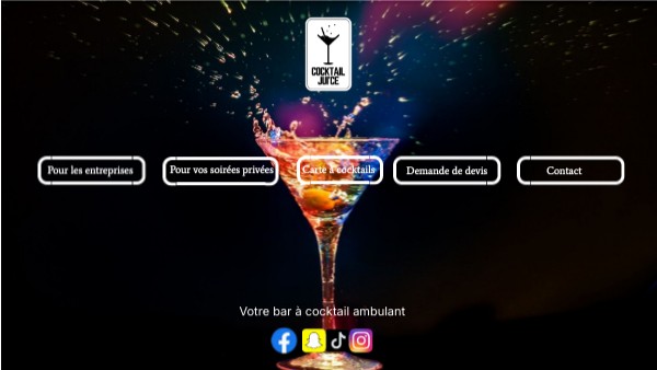Votre bar à cocktail ambulant | Genially