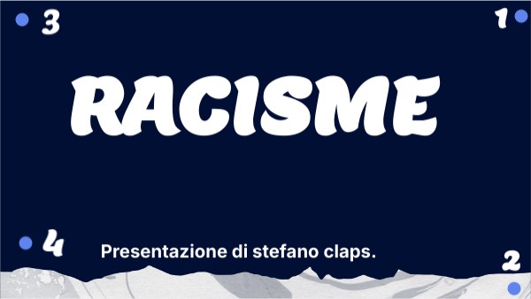 RACISME | Genially