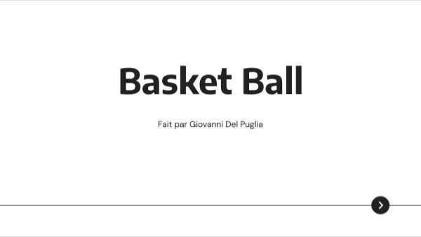 Basket Ball | Genially