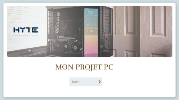 Mon Projet PC | Genially
