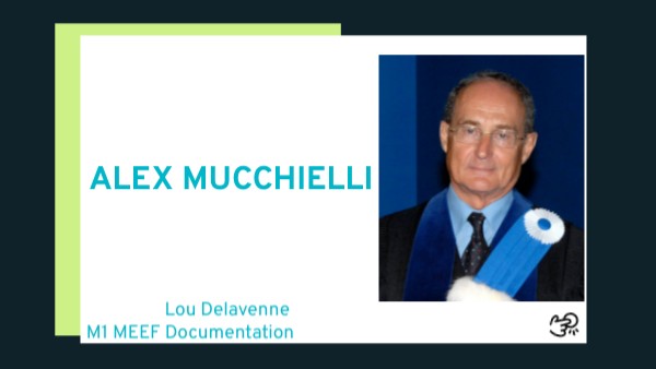 ALEX MUCCHIELLI | Genially