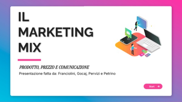 IL MARKETING MIX | Genially