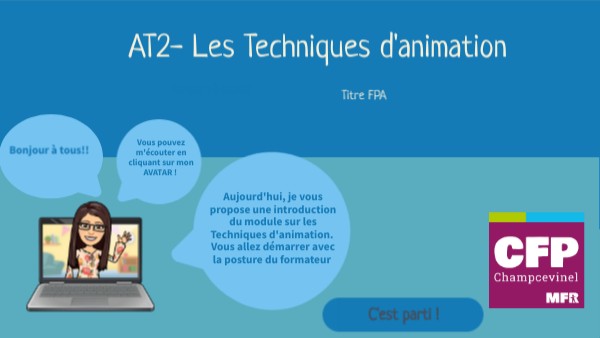 FPA-AT2-Les techniques d'animation-La posture du formateur | Genially
