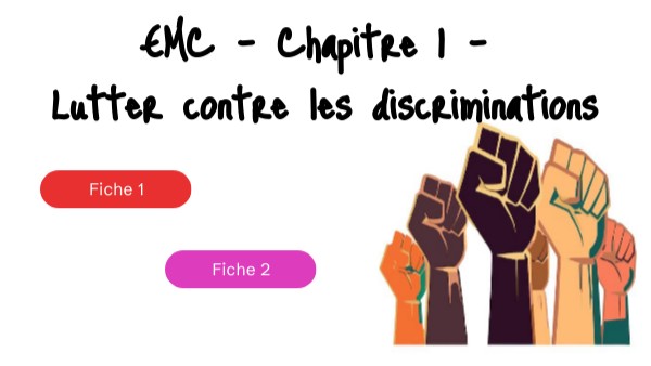 EMC - Chapitre 1 - Lutter contre les discriminations | Genially