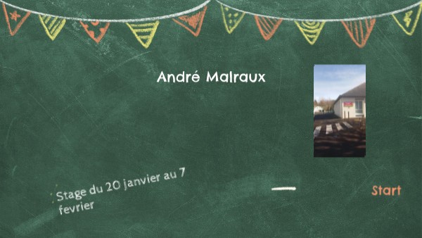 Présentation stage | Genially