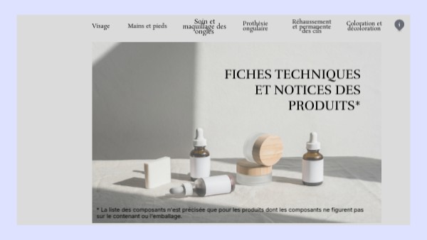 FICHES TECHNIQUES ET NOTICES DES PRODUITS* | Genially