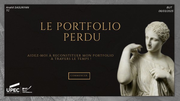 Le portfolio perdu | Genially