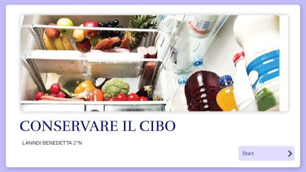 conservare il cibo | Genially