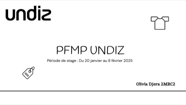 Rapport de stage 2ND | Genially