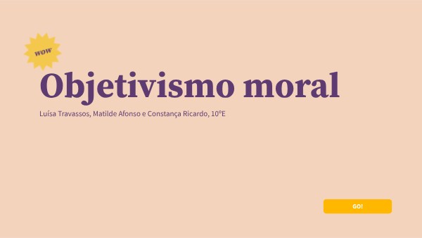 Objetivismo moral | Genially