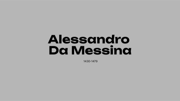 Alessandro Da Messina | Genially