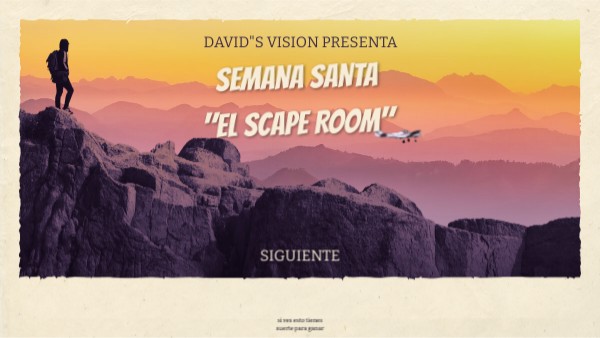 SEMANA SANTA SCAPE ROOM PRE. | Genially
