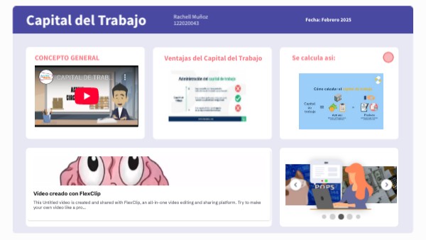 Capital del Trabajo | Genially