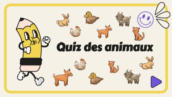 Quiz des animaux + dure - version 2 | Genially