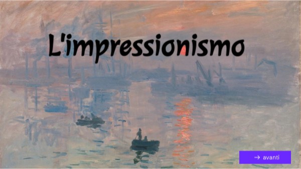L'impressionismo | Genially