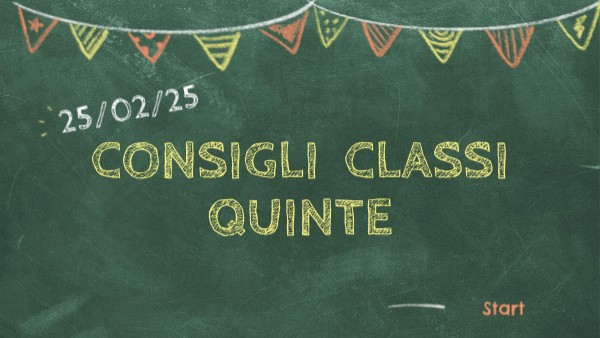 Consigli classi quinte | Genially